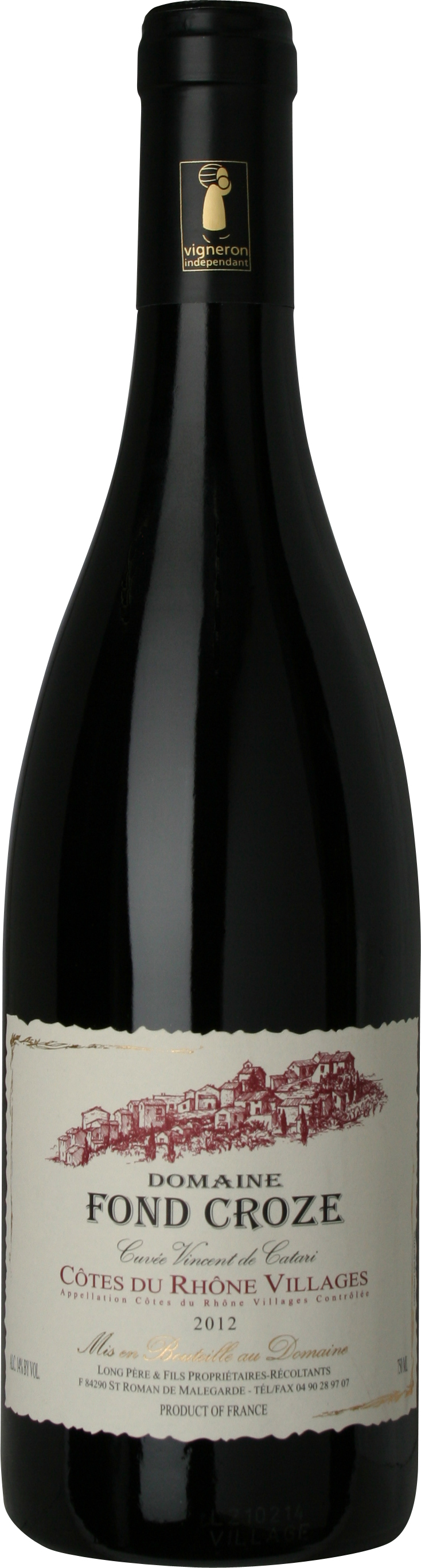 Domaine Fond Croze, 2012 - Smag på vin